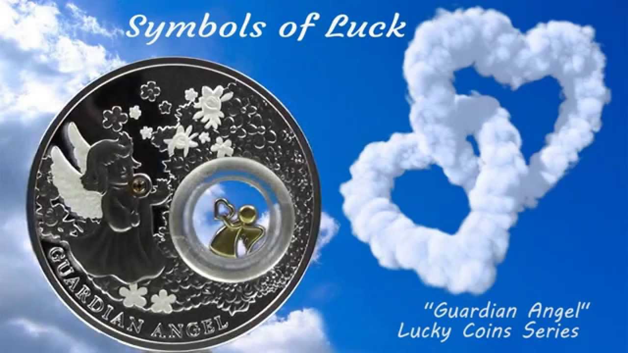 1 Dollar Silver coin "Guardian Angel" Good Luck Series Niue Island 2014 ...