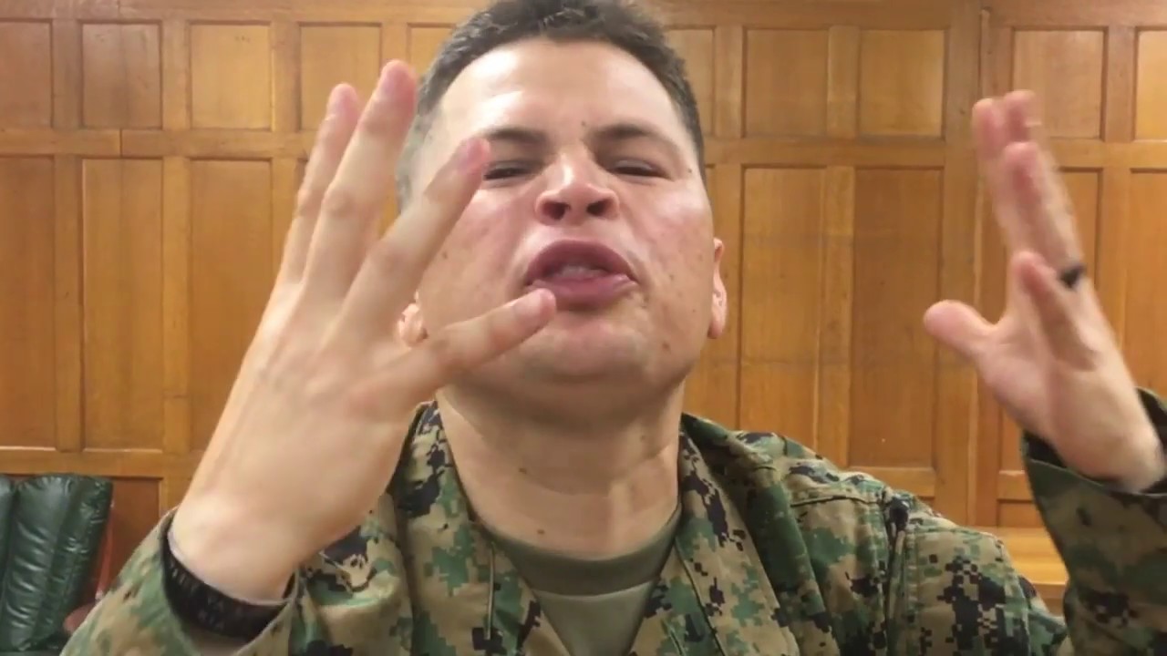 Marine Talks Smack About ARMY - YouTube