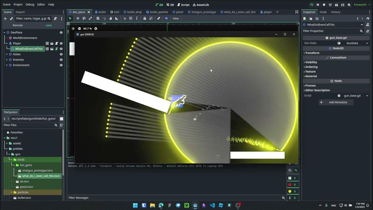 Untitled Shooter Game in Godot Devlog #3 - YouTube