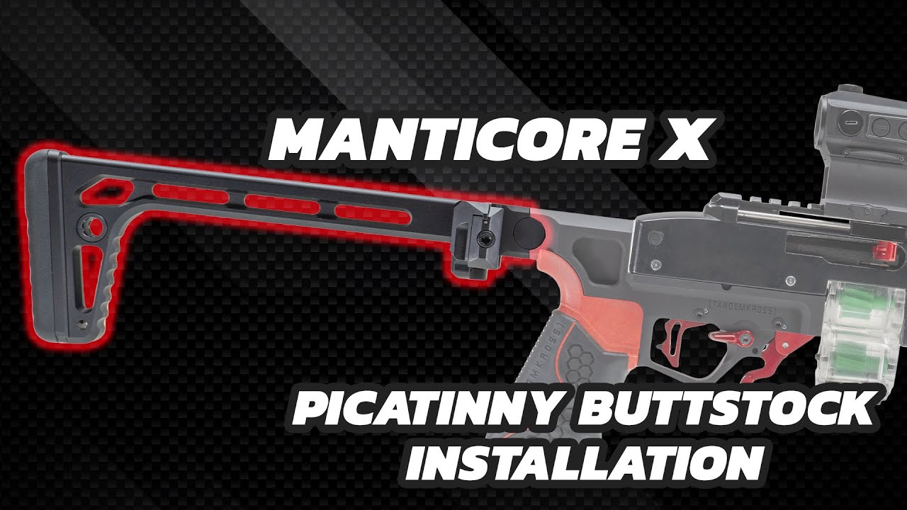 Manticore X: Picatinny Stock Installation - YouTube
