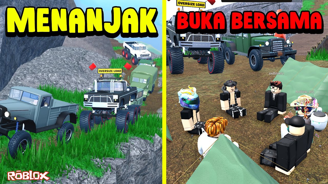 Buka Bersama Di Atas Gunung Di Roblox - Roblox Epik Offroad - YouTube