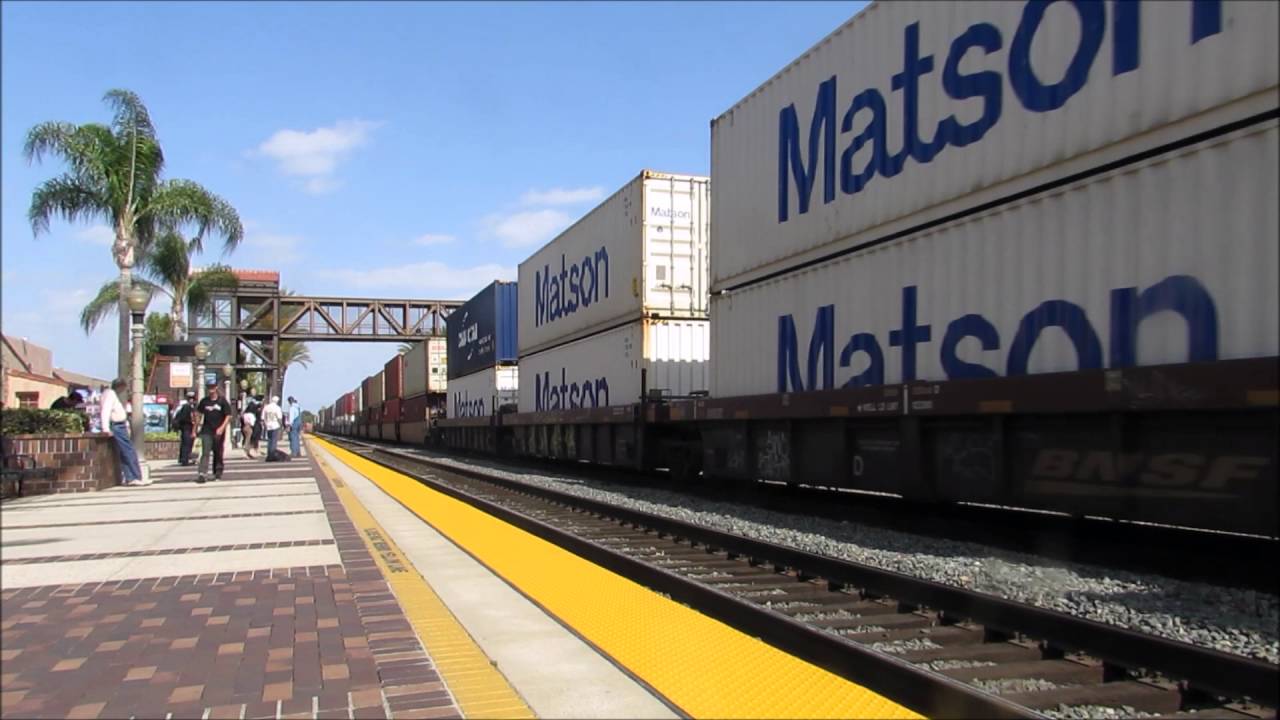 Railfanning in Carlsbad Village and Fullerton 4-29-16 Ft. Coaster 2306 ...