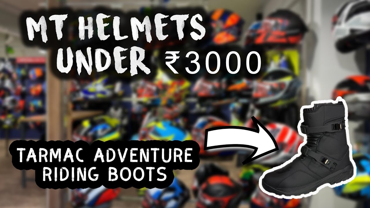 Best Affordable Riding Boots | Tarmac Adventure Boots | MT Helmets ...