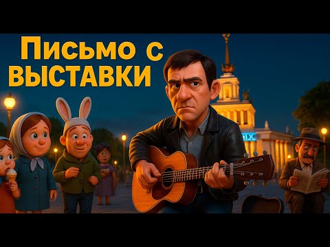 Письмо с ВЫСТАВКИ !  (Letter from the EXHIBITION!)  Мультфильм на песню В.С. ВЫСОЦКОГО !