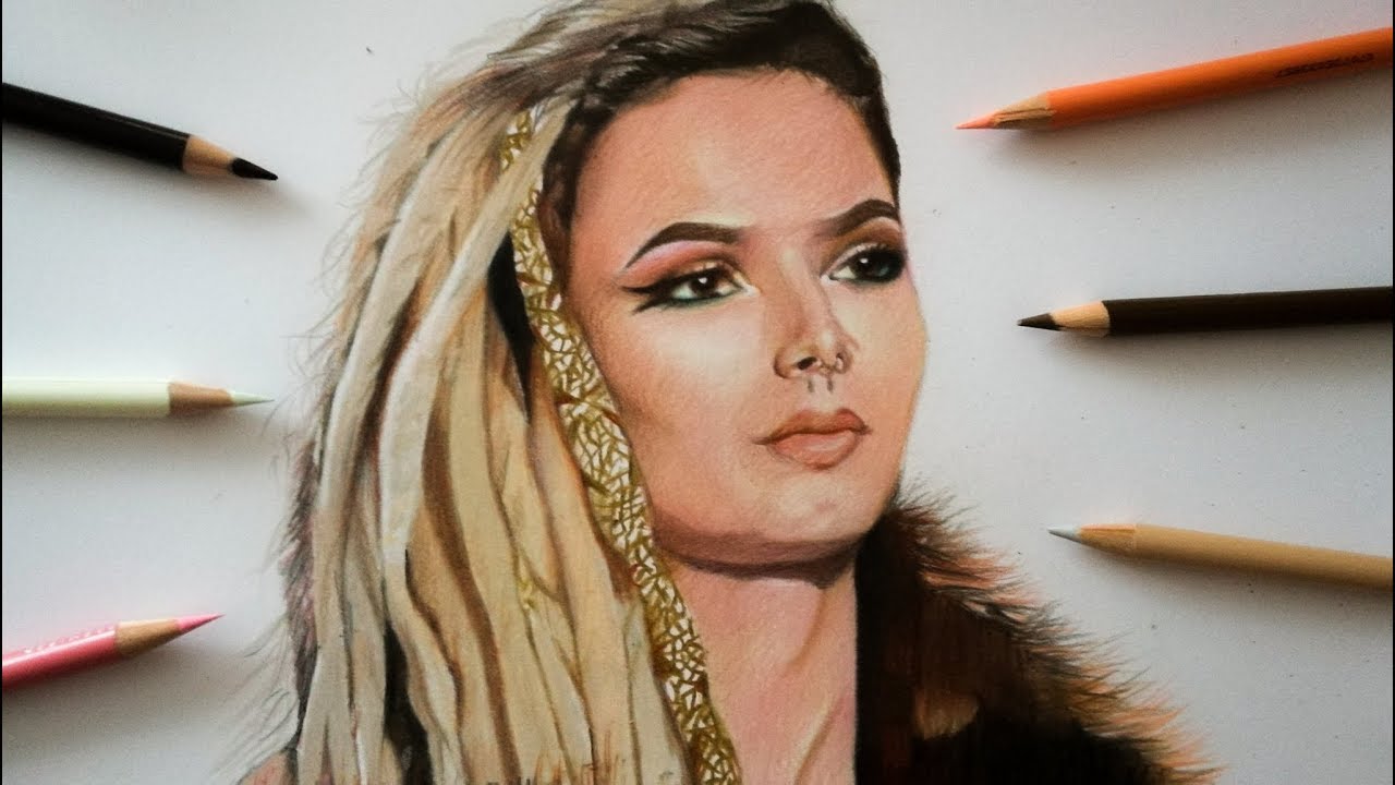 Drawing Zhavia ( The Four ) - YouTube