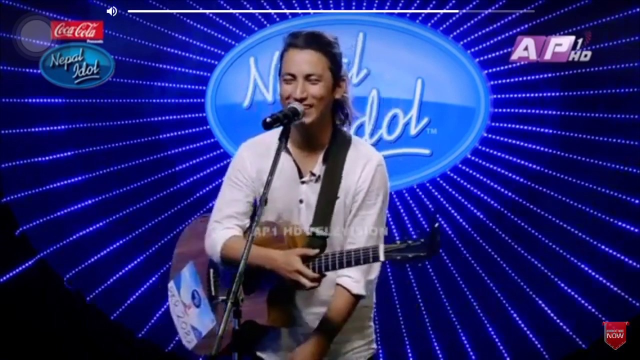 Kushal Shrestha On Nepal Idol season 3 pokhara auditon - YouTube