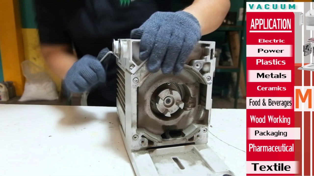 SERVICE Leybold D16B VACUUM PUMP ซ่อมและบำรุงปั๊มสูญญากาศ By MILLIBAR ...