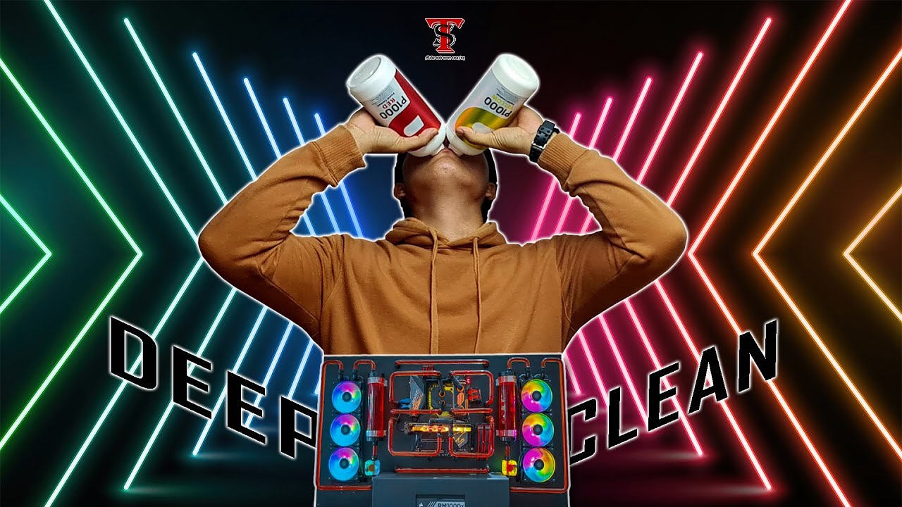 DEEP CLEAN Big Boy | Change Coolant | WATER COOLED PC with OPEN CASE ...