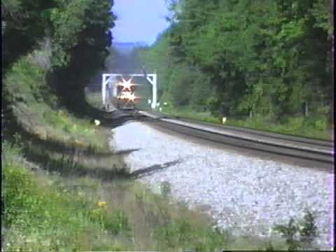 NS train Liberty, SC 5-20-97 - YouTube