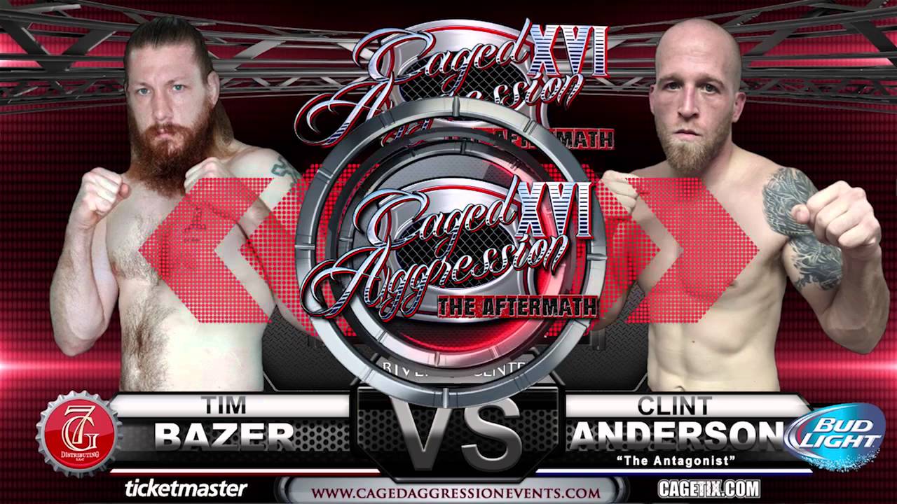 Caged Aggression XVI "The Aftermath" Fight 14. Tim Bazer vs Clint ...