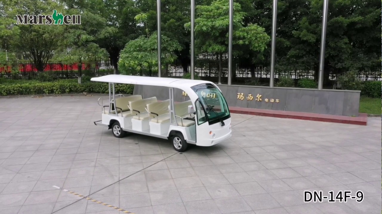 Marshell Electric Shuttle Bus DN-14F-9 - YouTube