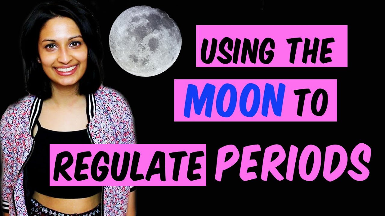 How to regulate your period - using the moon! - YouTube