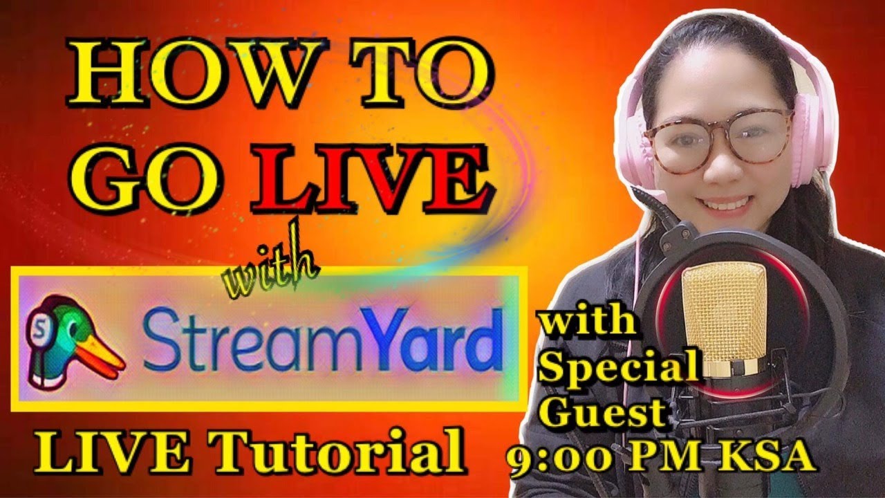 HOW TO GO LIVE WITH STREAMYARD 2020 [LIVE TUTORIAL] - YouTube