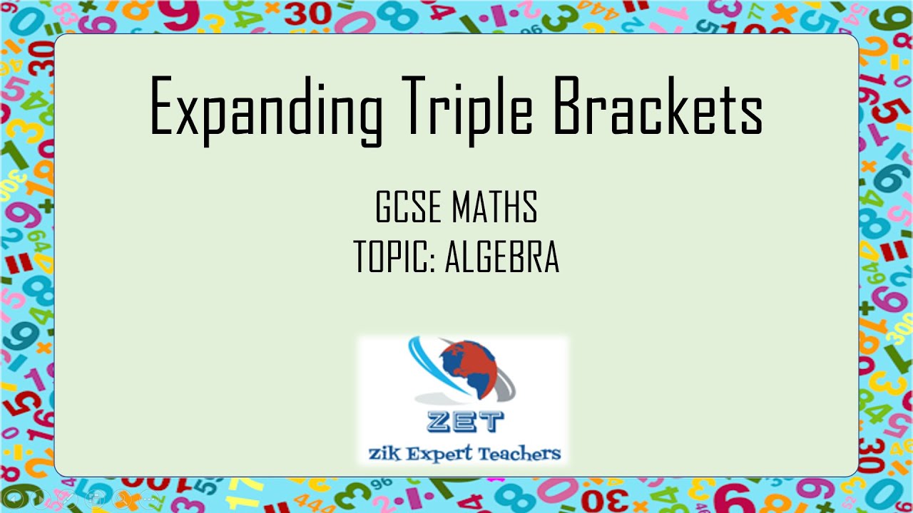 Expanding Triple Brackets - YouTube
