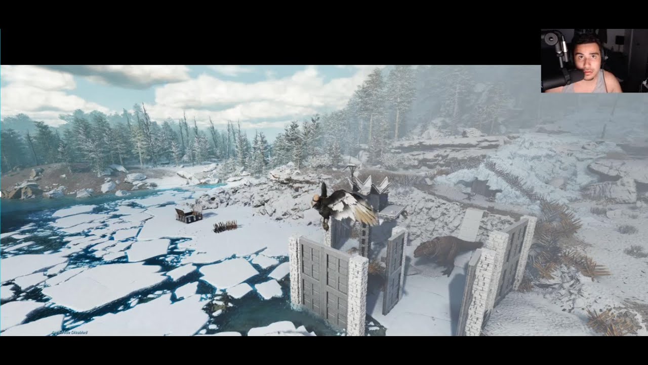 ARK ICE CAVE Base Tour - YouTube