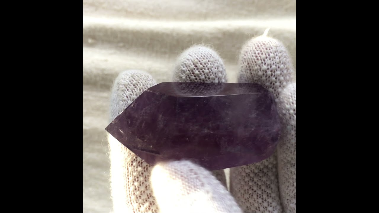 Amethyst free form crystal polished by human hands - Crystal Stories Nr ...