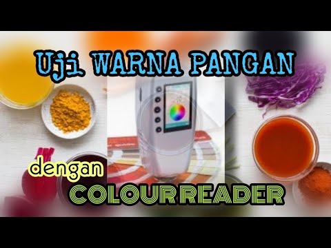 Analisis Warna dengan COLOUR READER #warnapangan #ujiproksimat - YouTube