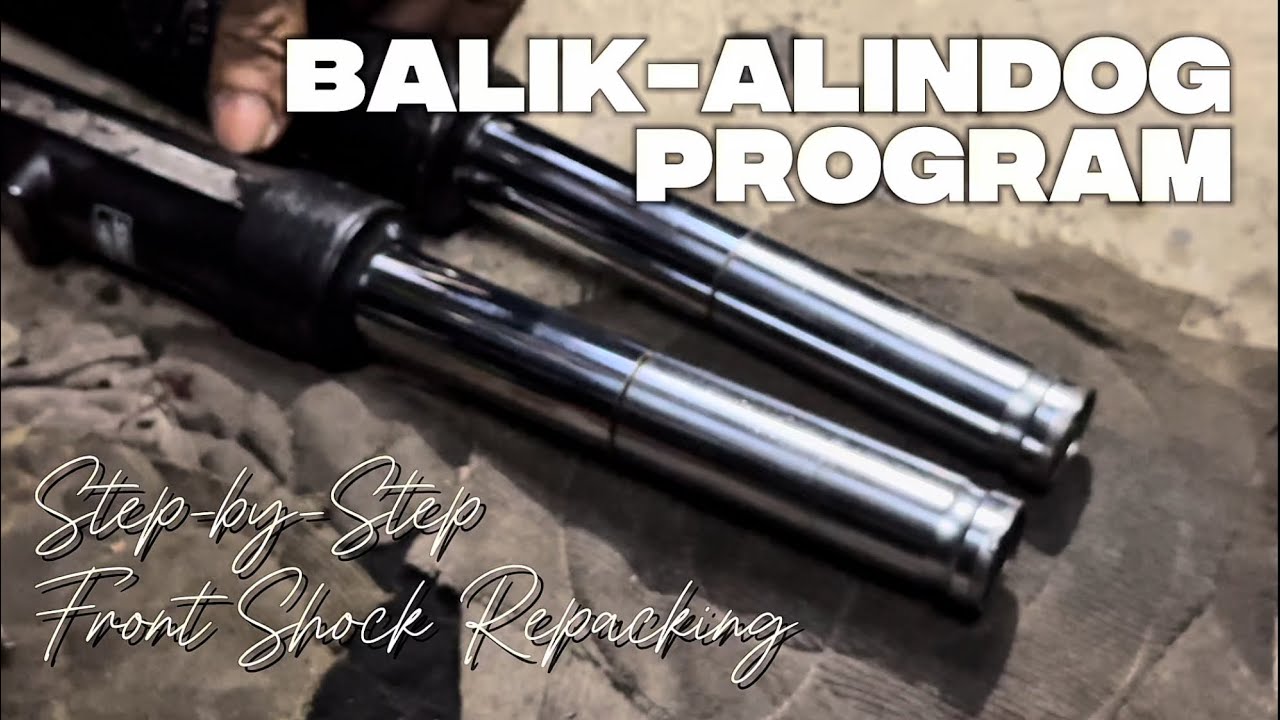Balik-alindog program. Step by step front shocks repack! 🛵🪛🔧 - YouTube