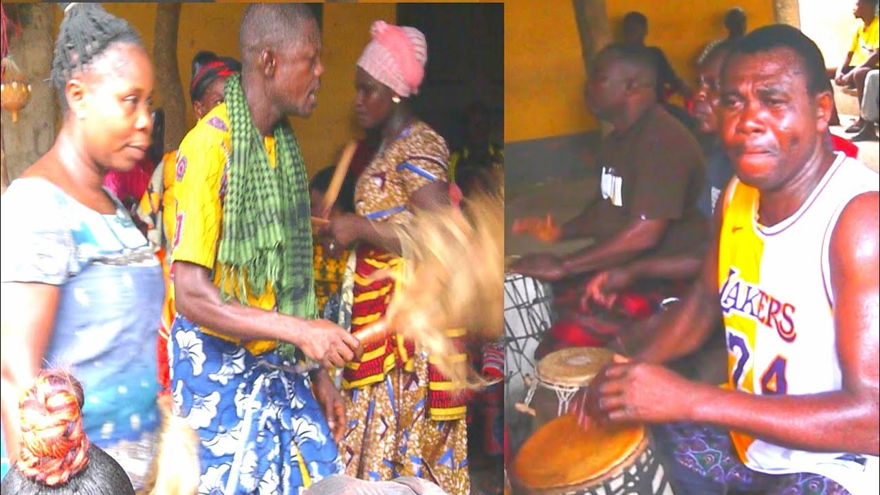 Original Agbadza from Volta | Ewe Local Drumming and dance | Agbadza ...