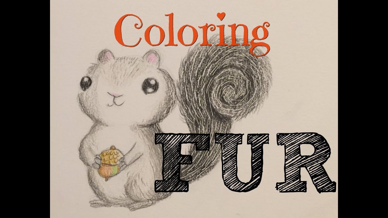 My Super Secret to Coloring Animal Fur! - YouTube