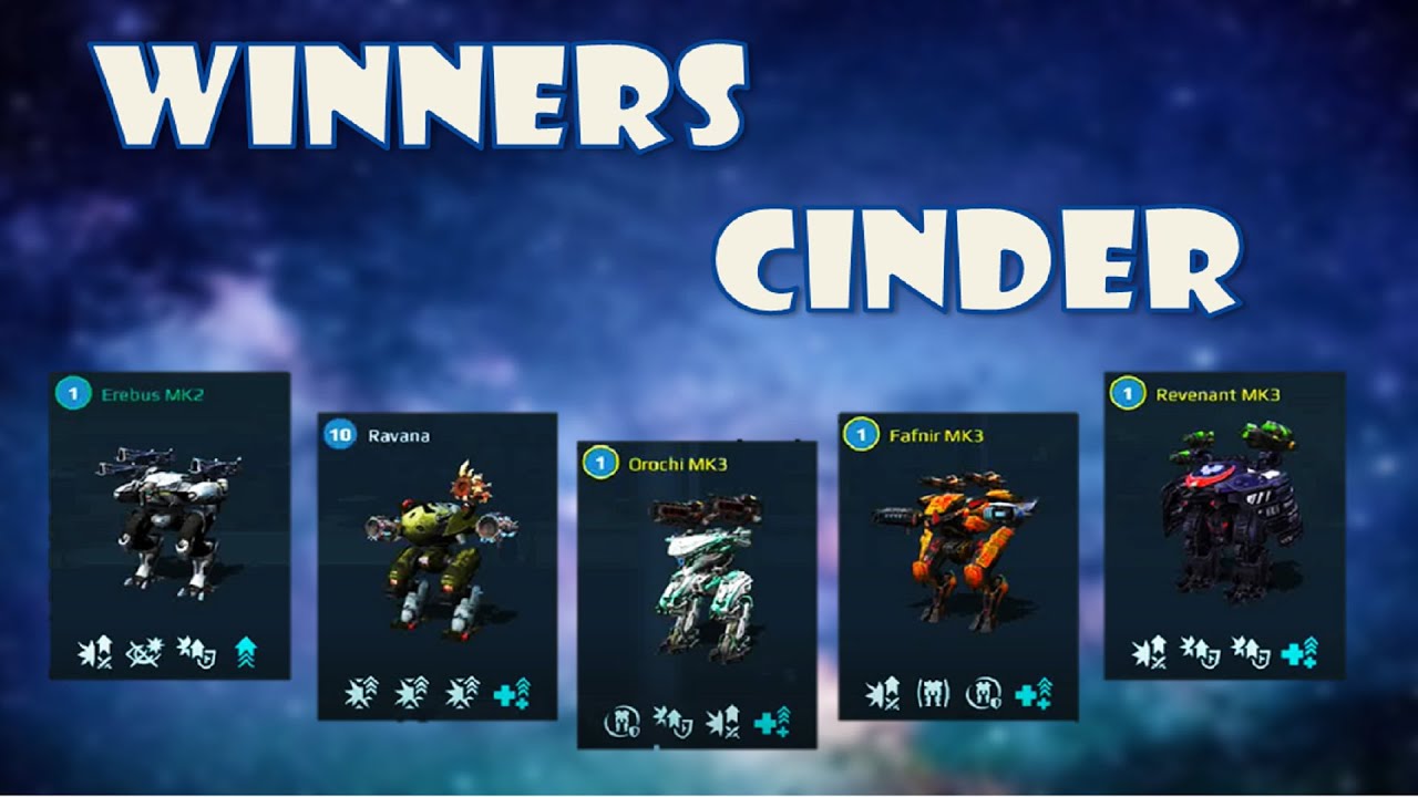 Cinder winners & Domination Orochi Revenant Morometz Erebus gameplay ...