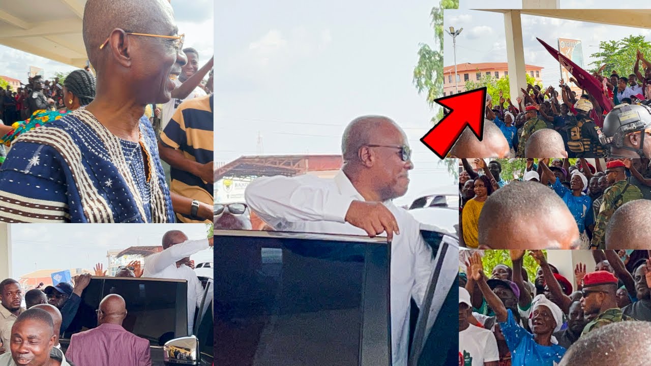 H.E. John Dramani Mahama Joins Conti boys during launch of Adwumawura ...