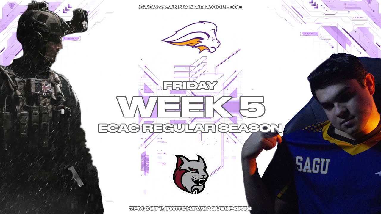 SAGU vs Anna Maria College | Call of Duty: Modern Warfare 2 | ECAC Week ...