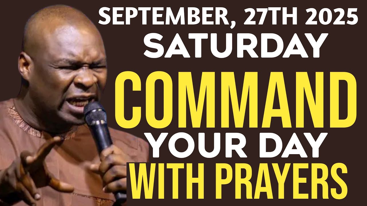 [Saturday, 27th September 2025] Morning Prayer with Apostle Joshua ...