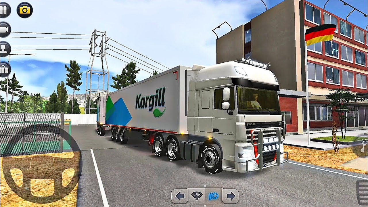 Lái xe đầu kéo DAF vận chuyển bánh nướng đông lạnh | Truck Simulator ...