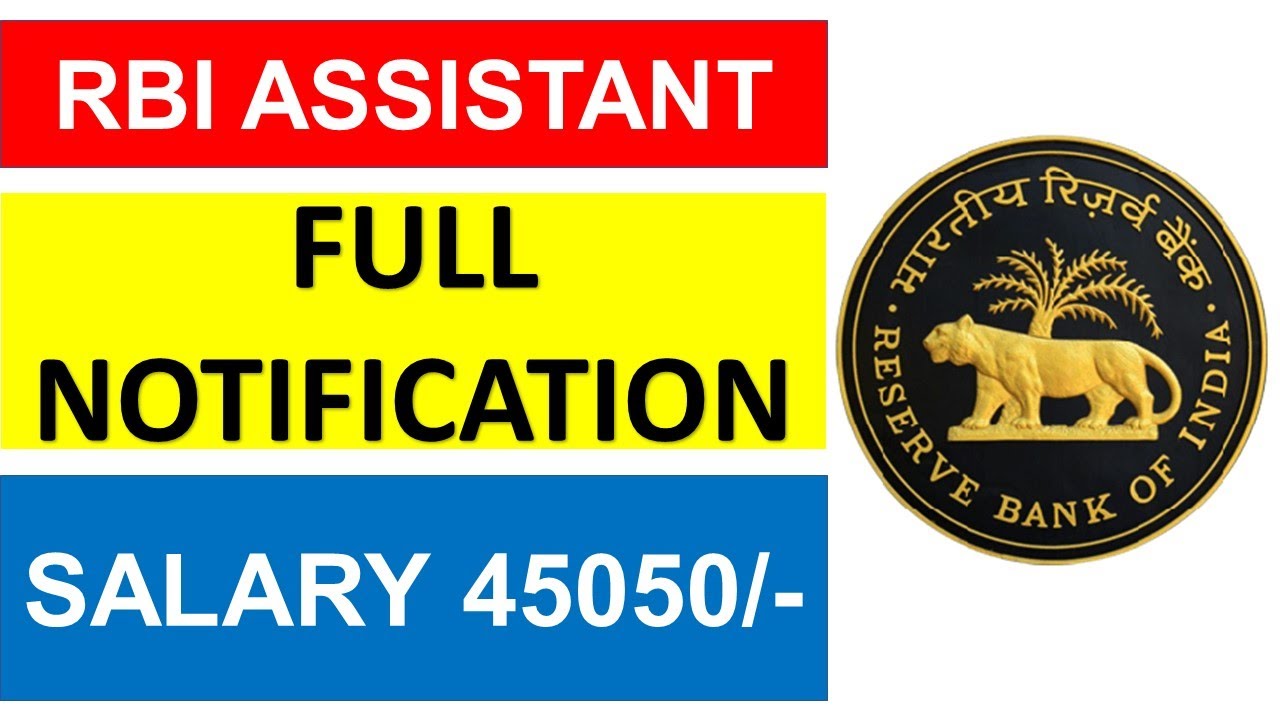 RBI Assistant 2022 Full Notification: Zone Wise Vacancies || RBI ...