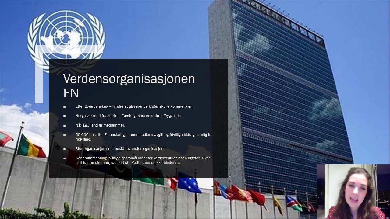 Internasjonalt samarbeid - FN - YouTube