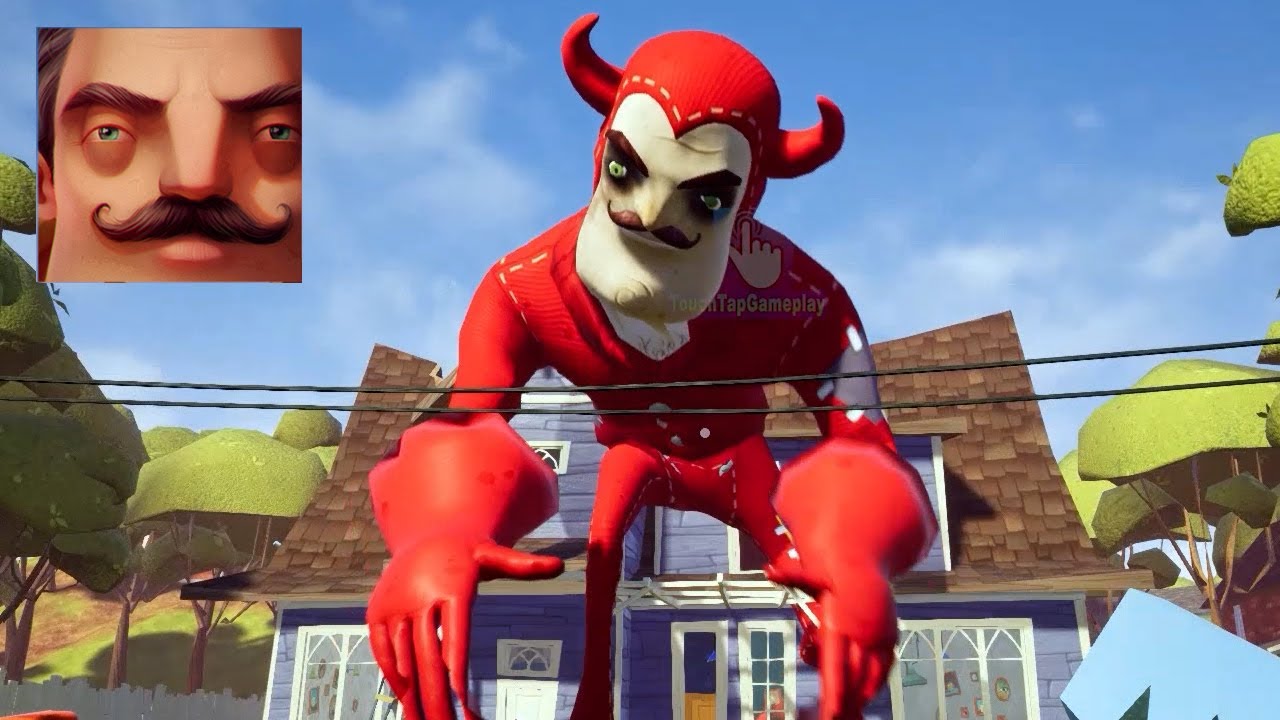 Hello Neighbor - My New Secret Neighbor Butcher Big Devil Act 2 ...