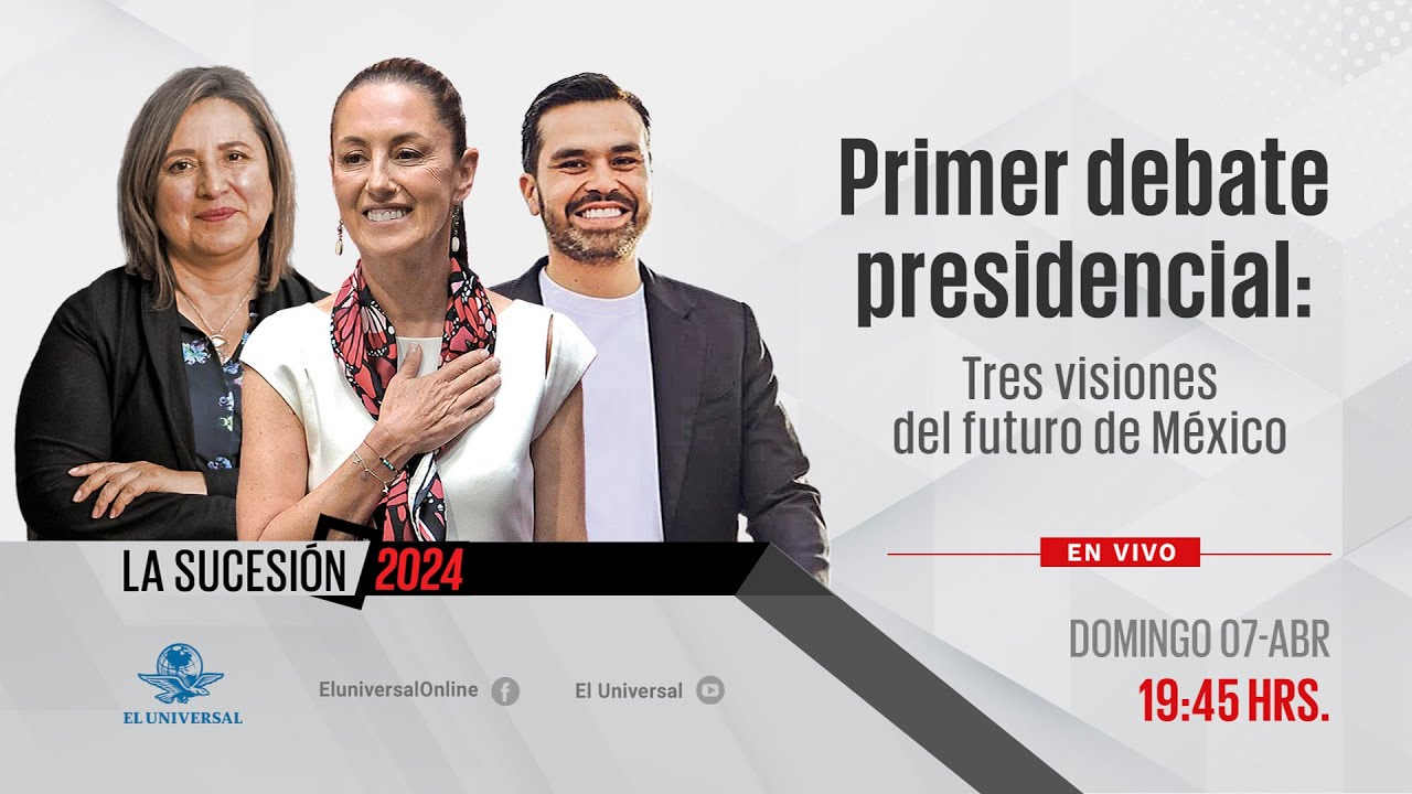 Primer debate presidencial: Tres visiones del futuro de México || EN ...