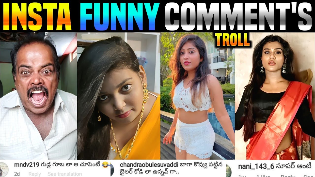 Insta Reels Troll With Comments | Funny Videos | Telugu Roast ...