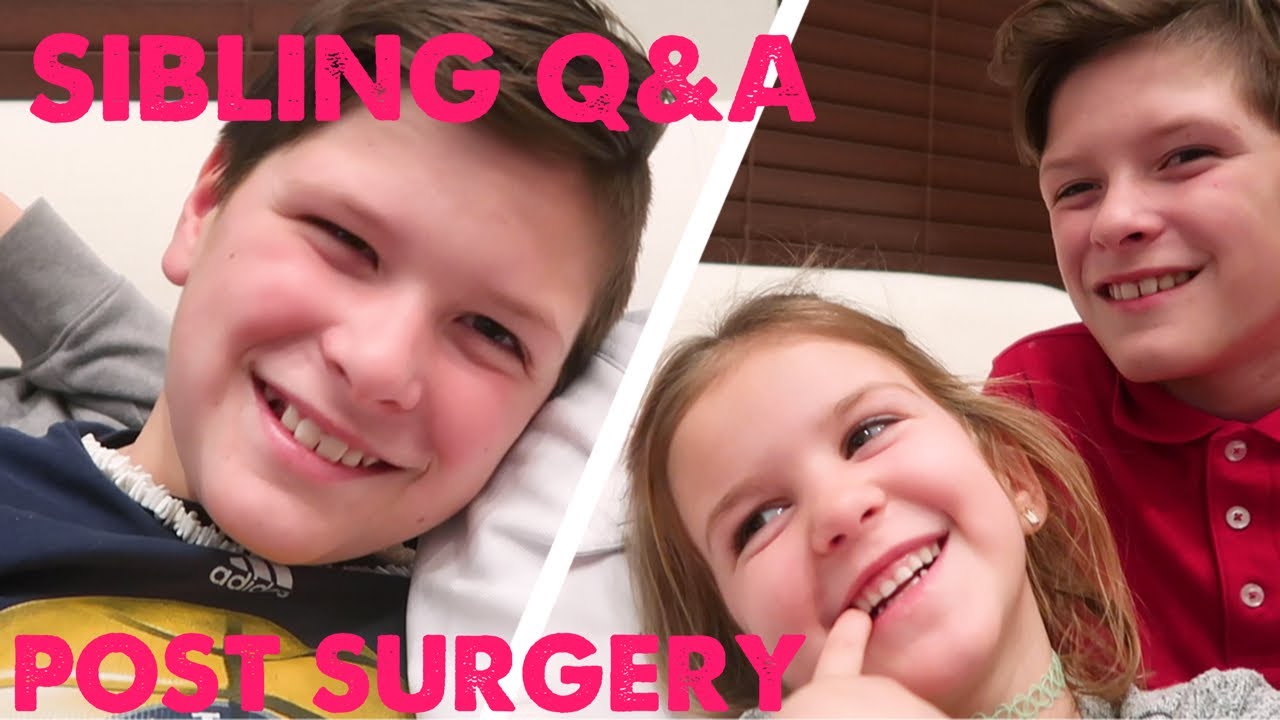 BINGHAM KIDS ASK QUESTIONS TO BROTHER ABOUT HIS SURGERY | OUR LIFE IN ...