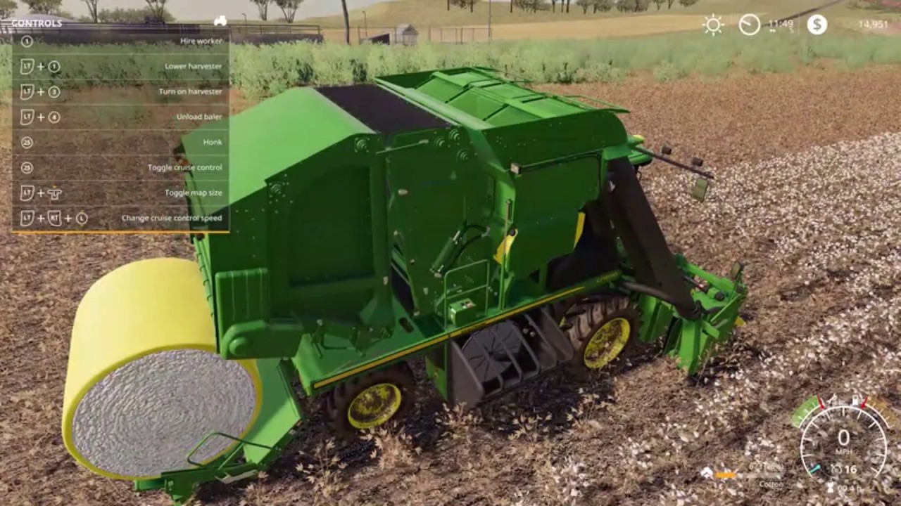FS19 John Deere Cotton DLC Review - YouTube