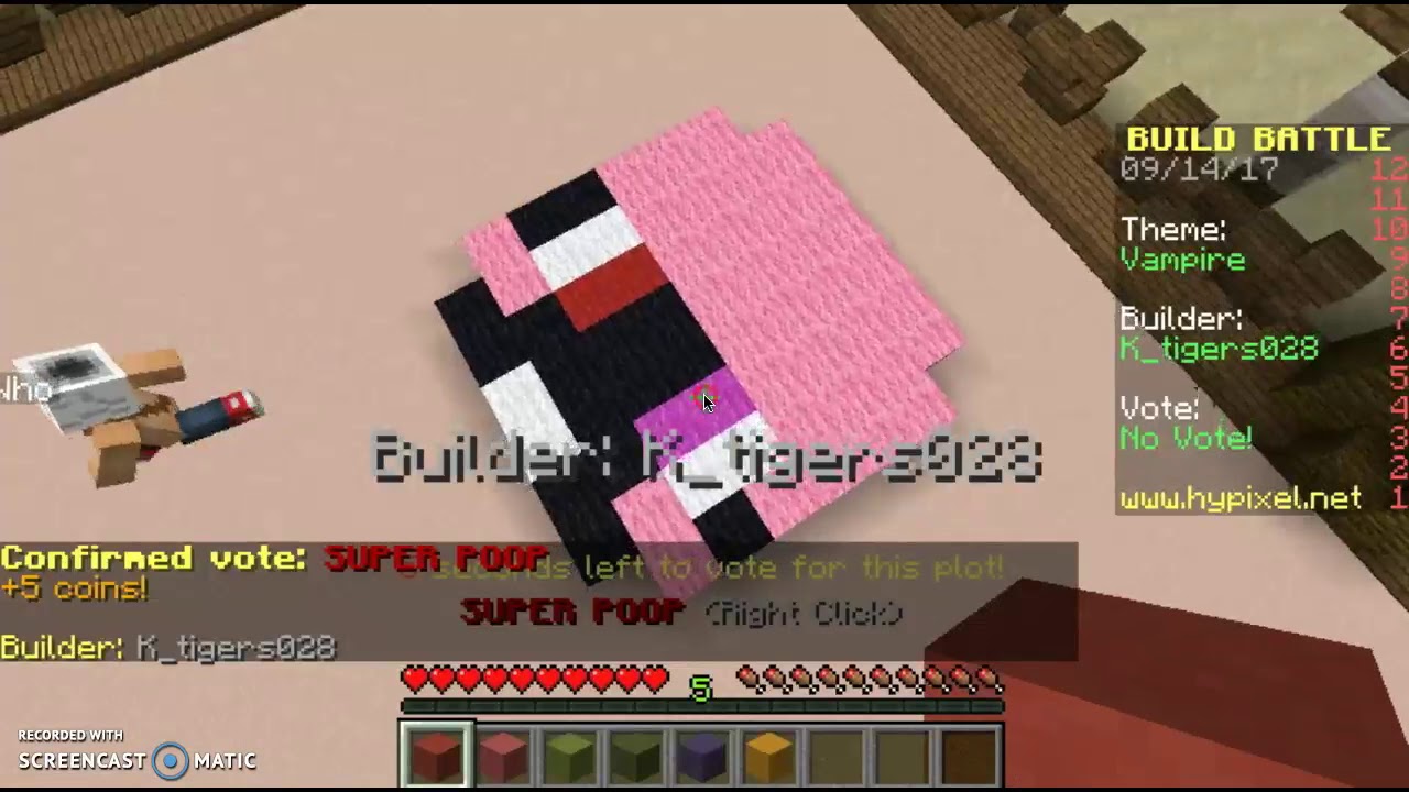 MineCraft Hypixel - Build Battle - Desert - YouTube