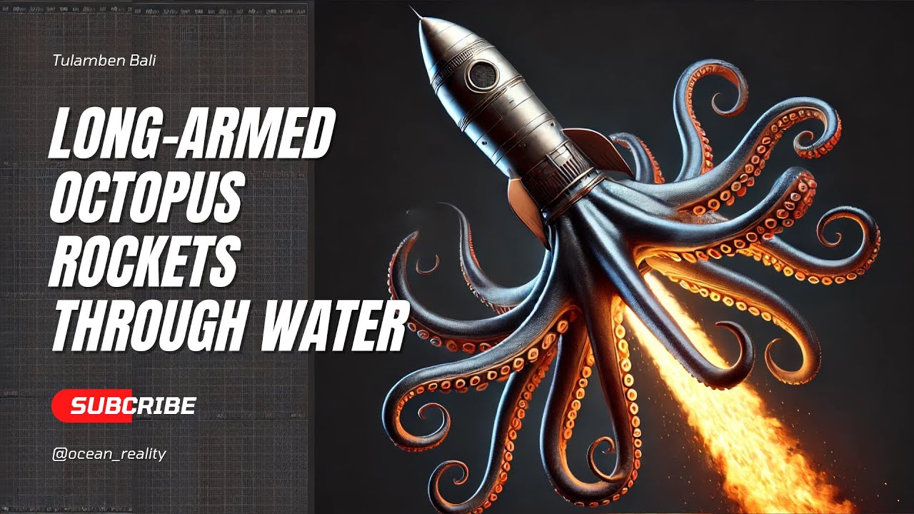 The long-armed octopus gracefully demonstrates its ability to soar like ...