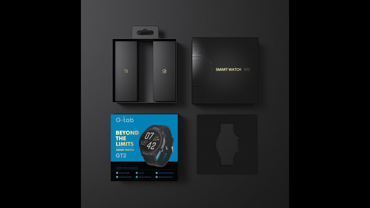 G-TAB GT2 Smart Watch Unboxing - YouTube