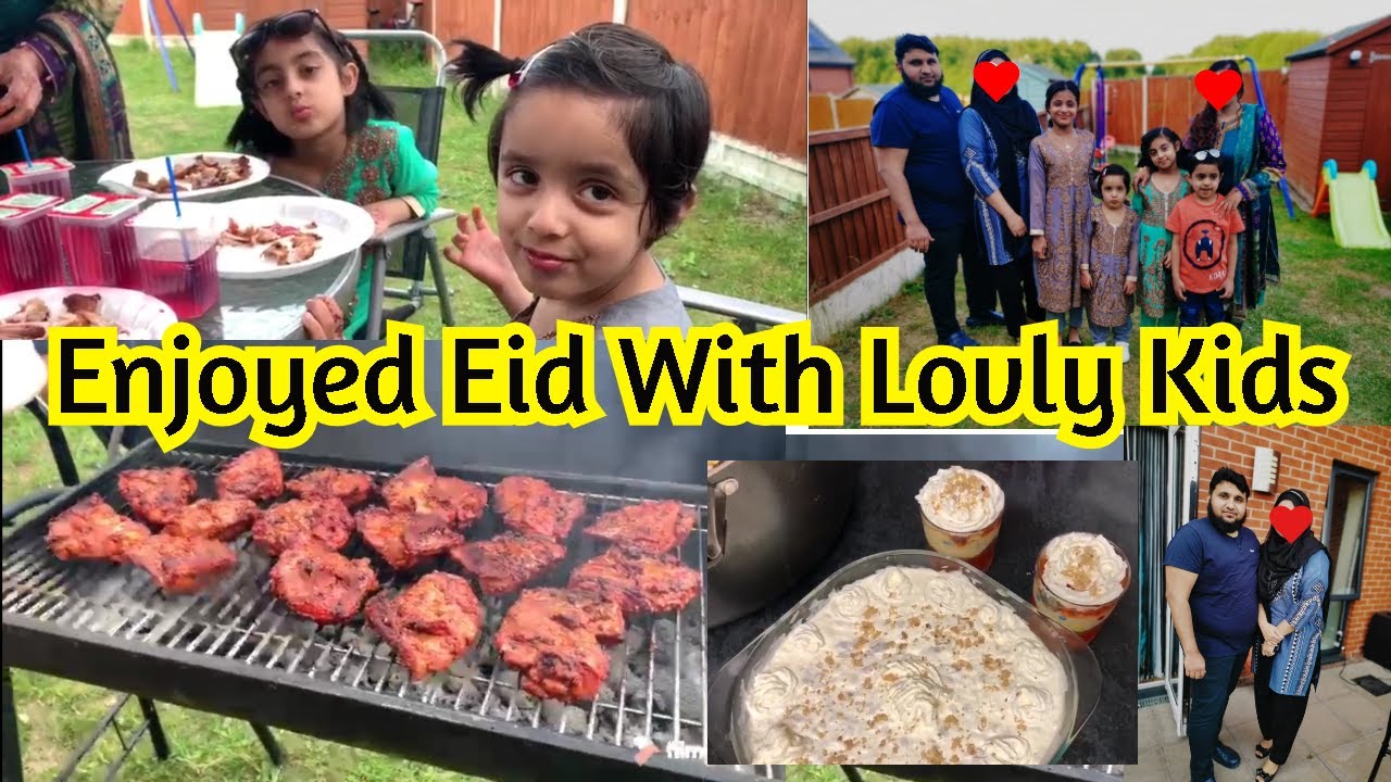 Celebration of Eid with Lovly Kids | Eid 3rd Day | BBQ Party - YouTube