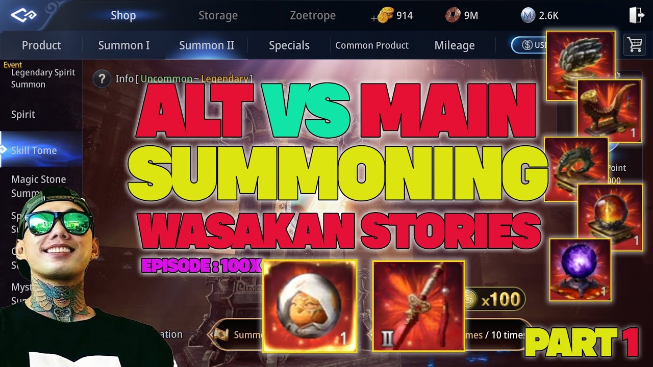 MIR4 ALT VS MAIN SUMMONING TEKNIK | GRABE ANG SWERTE NAMAN NG ALT ...