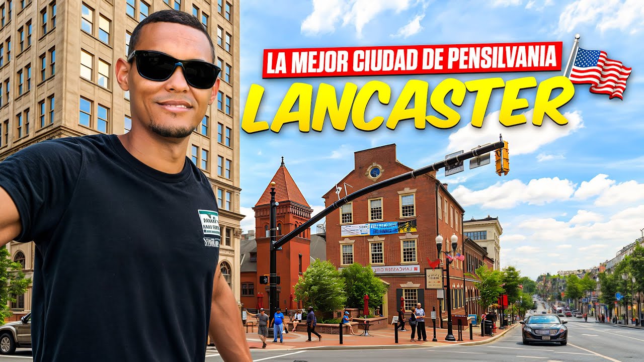La mejor ciudad para vivir en Pensilvania 🇺🇸 LANCASTER - YouTube