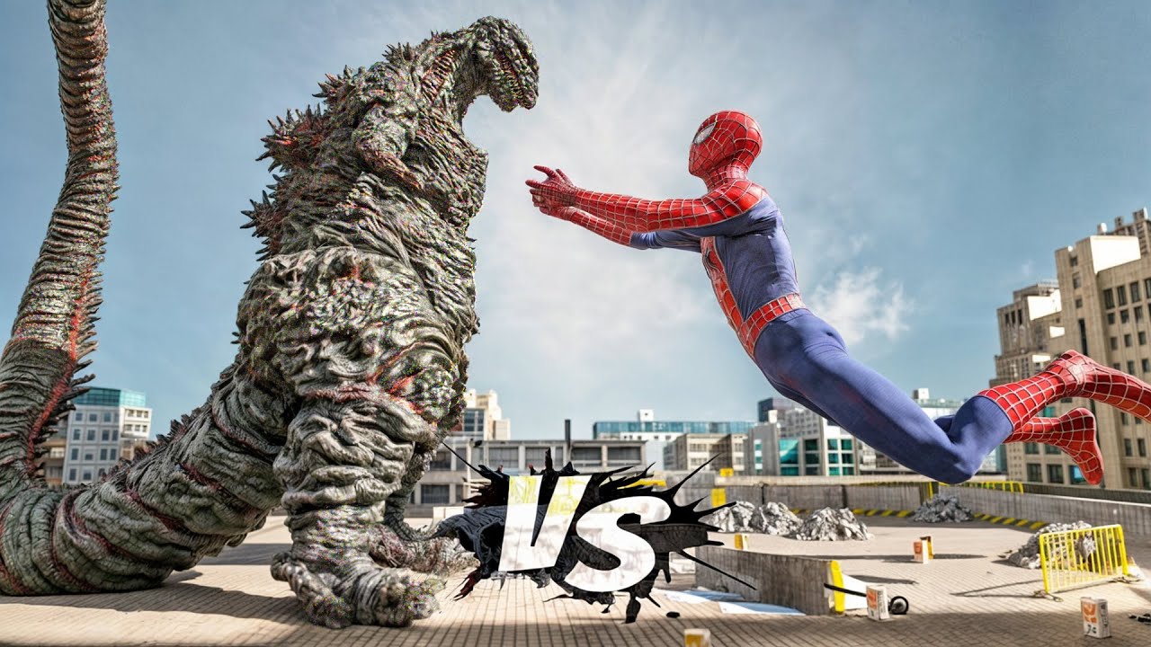 Spiderman Destroys Shin Godzilla - YouTube