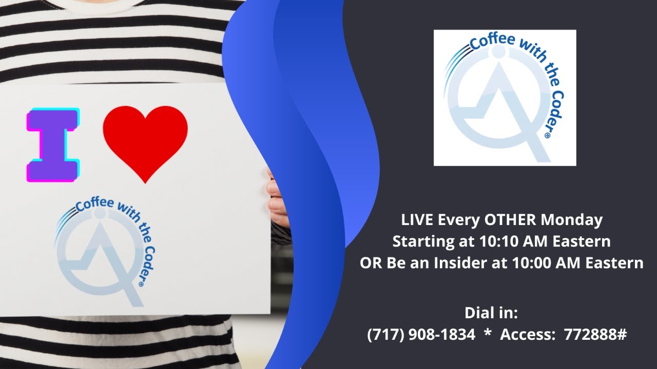 Episode 170 Coffee with the Coder® - YouTube