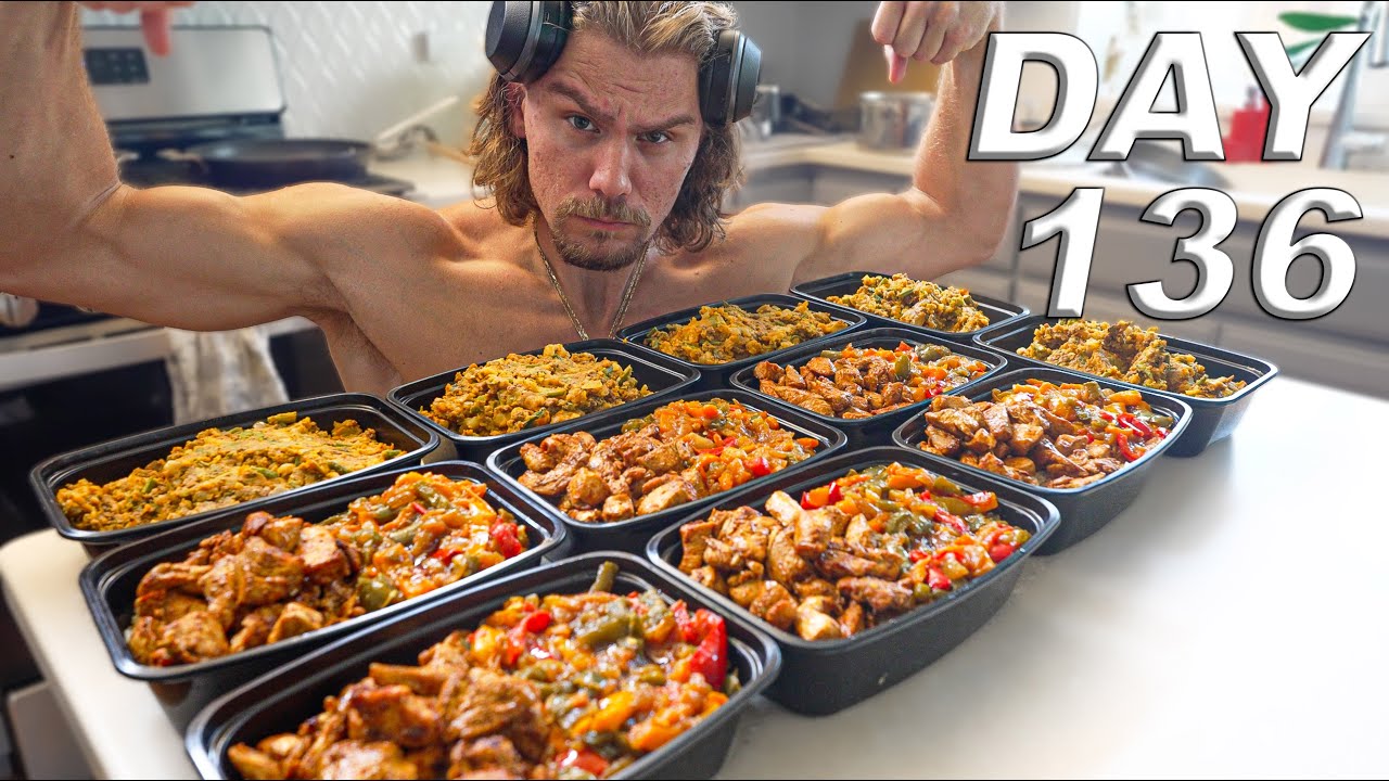 Getting Lean – Cut Day 136 | Meal Prep Day - YouTube