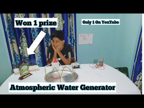 atmospheric water generator homemade / #AWG #airwatergenerator - YouTube