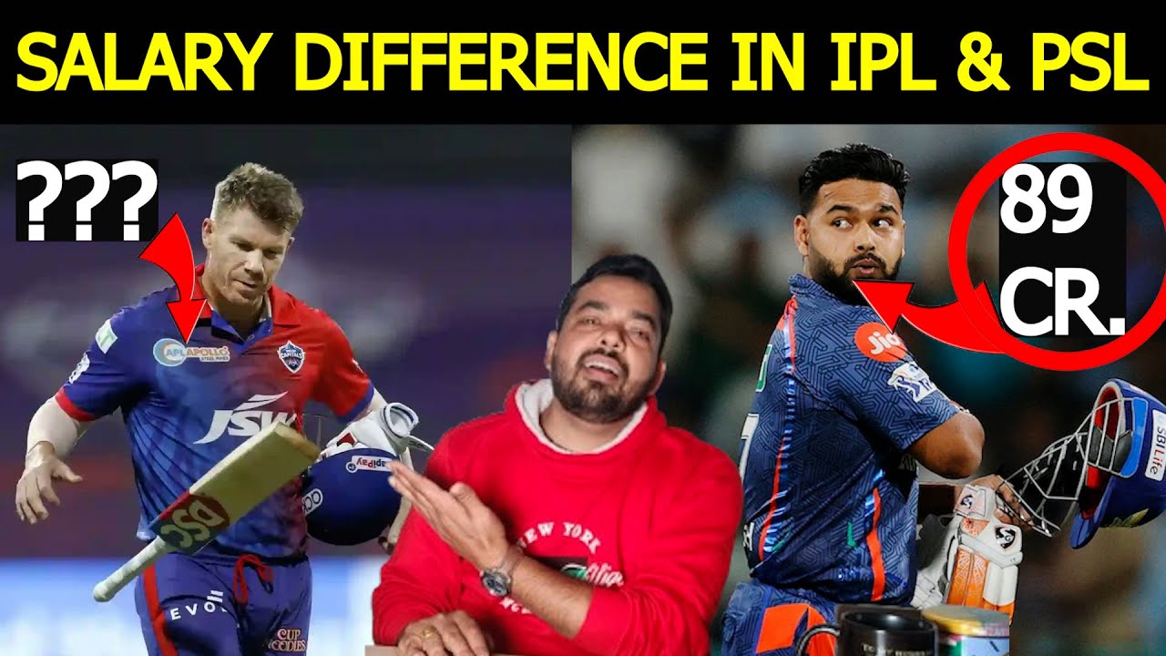 IPL vs PSL - Salary difference between IPL star player & PSL star ...