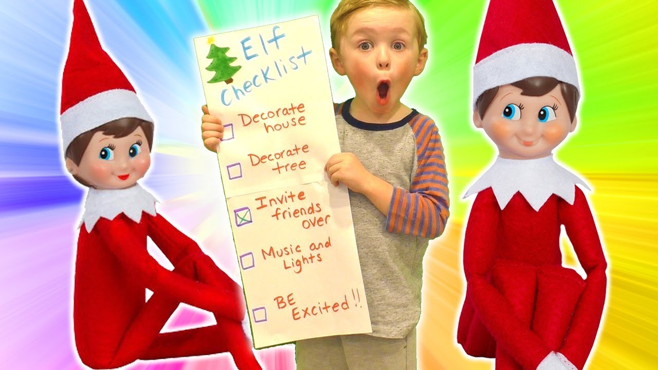 DIY Elf on the Shelf Checklist | DavidsTV - YouTube