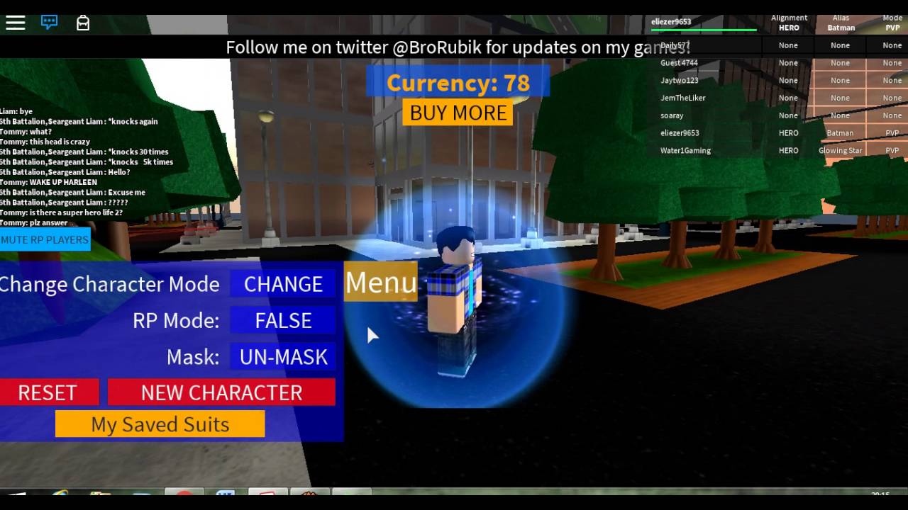 Roblox: Como hacer a Batman en super hero life - YouTube