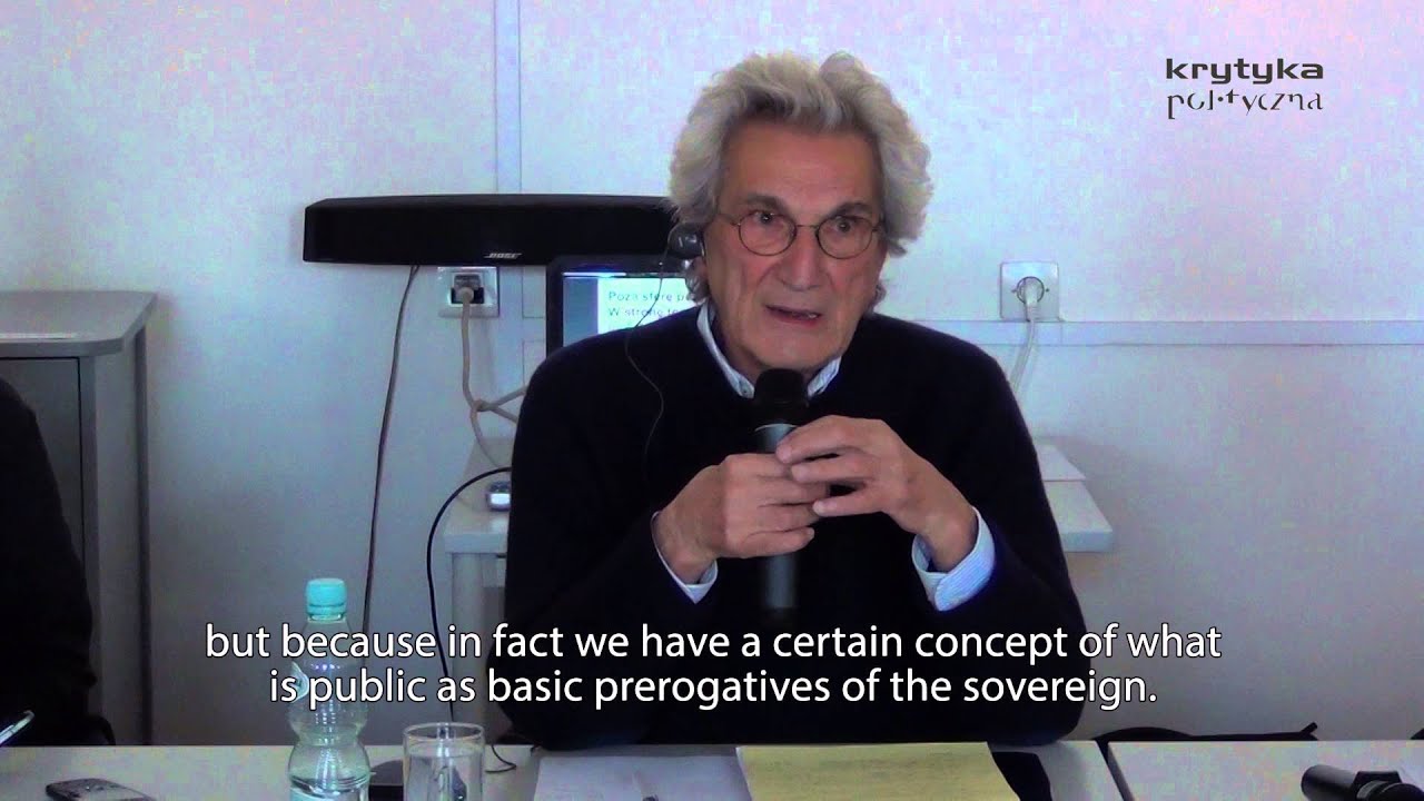 Antonio Negri: Beyond the public sphere. Towards the common - YouTube